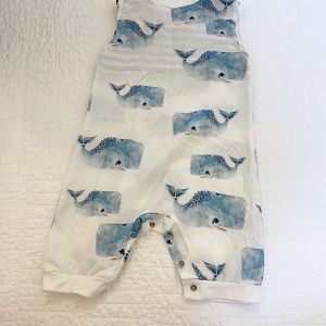 One Pieces | Nwot Whale Baby Romper | Poshmark
